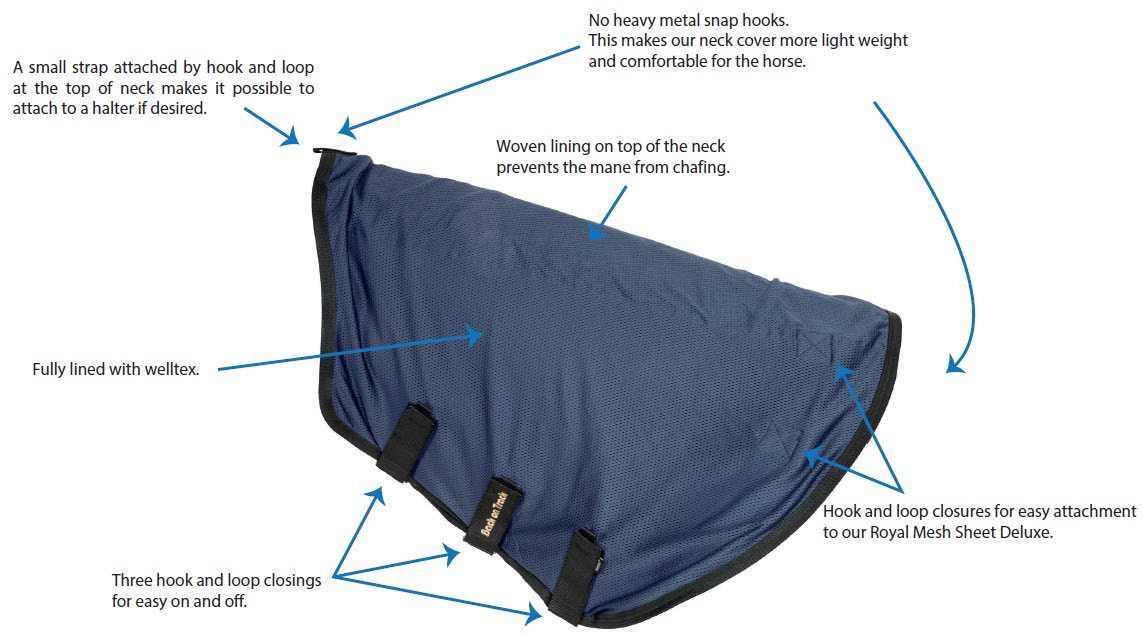 Royal Mesh Neck Cover Deluxe – Renegade Cowgirls